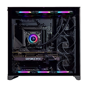 Velztorm Orix Gaming Desktop PC (Intel i9-12900K 16-Core, GeForce RTX 4090 24GB, 16GB DDR5 4800MHz RAM, 1TB PCIe SSD + 1TB HDD (3.5), WiFi, USB 3.2, HDMI, Display Port, Win 10 Home)