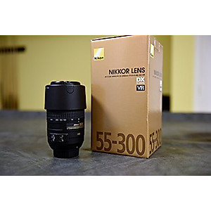 Nikon D5300 DX-format Digital SLR Kit w/ 18-55mm VR II and 55-300mm VR Lens Kit (Black)