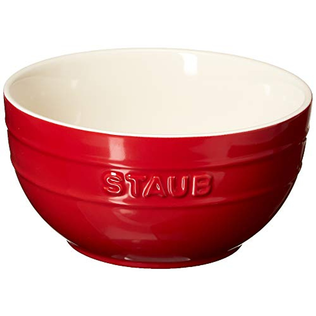 STAUB Ceramics Universal Bowl Set, 6.5-inch, Cherry, 32 Ounces