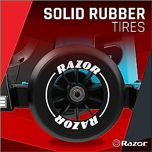 Razor Ground Force Elite-Electric Go-Kart for Ages 13+, Up to 14 MPH, Up to 40 Minutes of Continuous Use, 350-watt Chain-Driven Motor, Forward/Reverse Drive Switch, 36V Rechargeable Battery,Black, Large