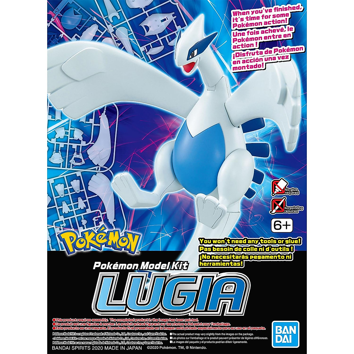 Bandai Hobby - Pokemon - Lugia, Bandai Spirits Pokemon Model Kit