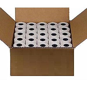2-1/4 x 55' 1-Ply Thermal Paper 50 Rolls BPA Free Nurit 8000 8010 FD400