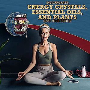 Standish House 10-Inch Handmade Moon Shelf for Stones and Crystal Display - Handcrafted Wood Accent Shelf - Crescent Moon Phase Wall Decor - Enchanting Crystal Display Shelf - Boho Home Decor