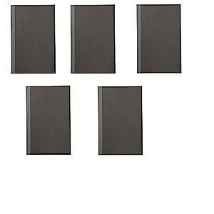 MUJI Notebook B5 5㎜ 30sheets - Pack of 5books Dark Gray