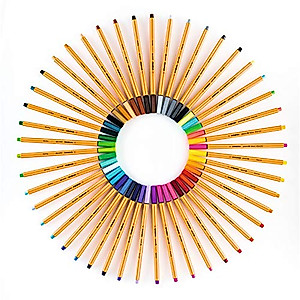 STABILO Point 88 Fineliner Pen - Assorted Colours (Pack of 50)