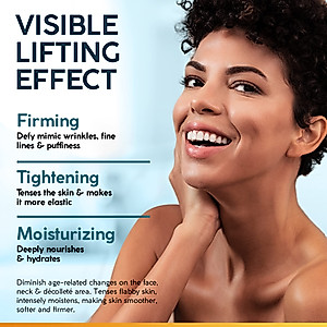 NUVADERMIS Hibiscus and Honey Firming Cream - Skin Tightening Cream - Reduces Fine Lines - Lifts and Moisturizes Skin with Natural Collagen and DMAE - Made in USA, 1.7 oz Jar