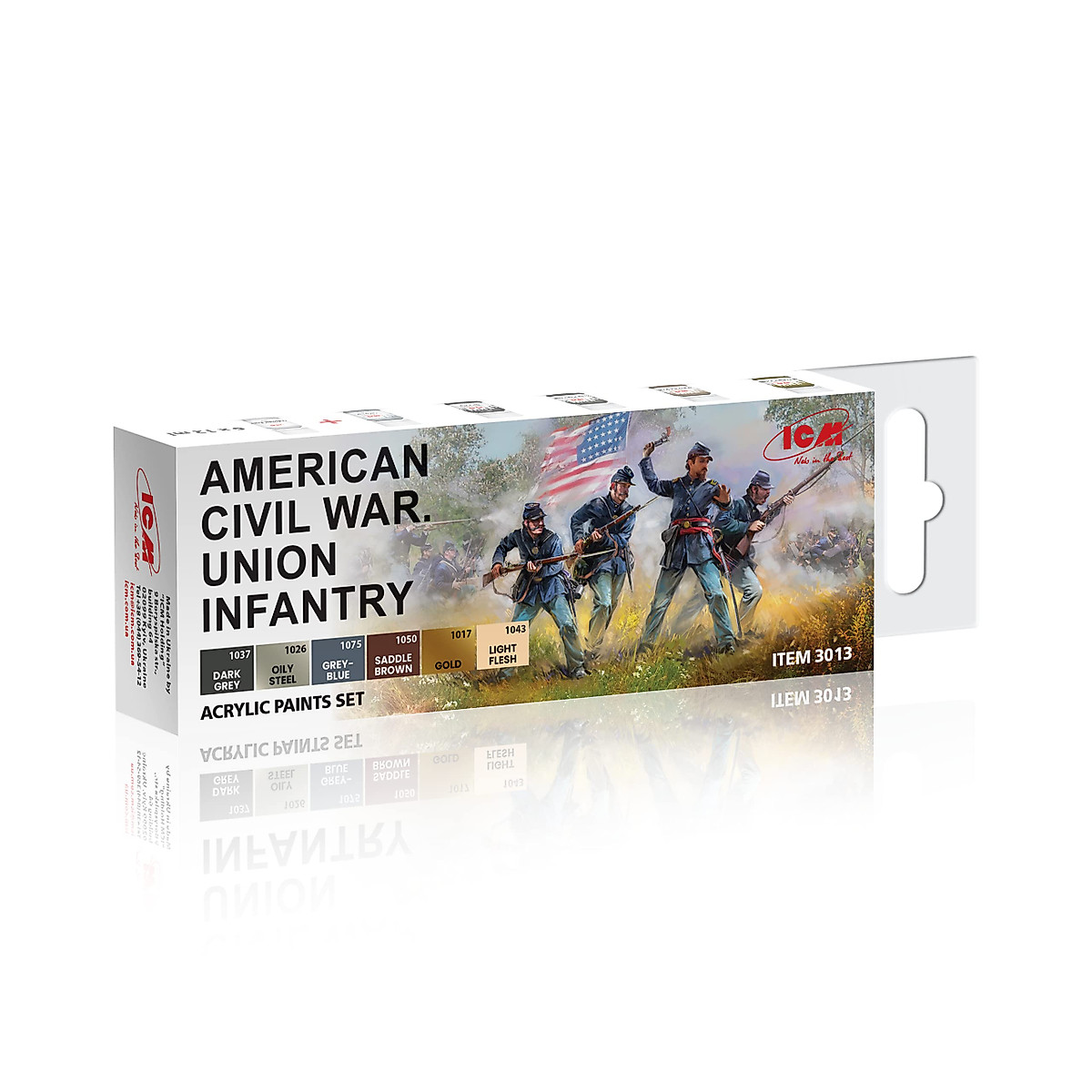 ICM 3013 - Acrylic paint set for American Civil War Union Infantry
