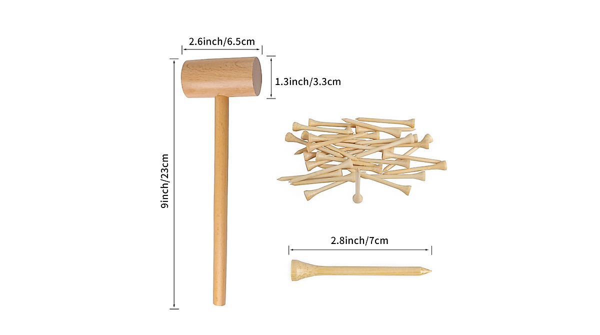 Waenerec Wooden Mallet Toy: Hammering & Pounding Fun for Kids