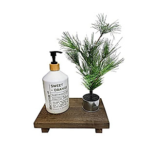 Laual Designs Bathroom Decor, Wood Soap Tray, Plant Stand, Wood Riser, Farmhouse Decor, Decorative Tray, Kitchen Decor, Rustic Home Decor