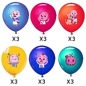 Alphabet Song Cartoon Party Supplies Decorations for child, Birthday Party Decorations Include Stickers, Plates, Napkins, Tablecloth, Forks, Knife and Spoons for Boys Girls