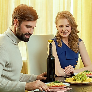 Crystal Wine Stoppers for Wine Bottle - Best Wine Bottle Stoppers 3 Color crystal Wine Stoppers with Rack Best Wine Gift…