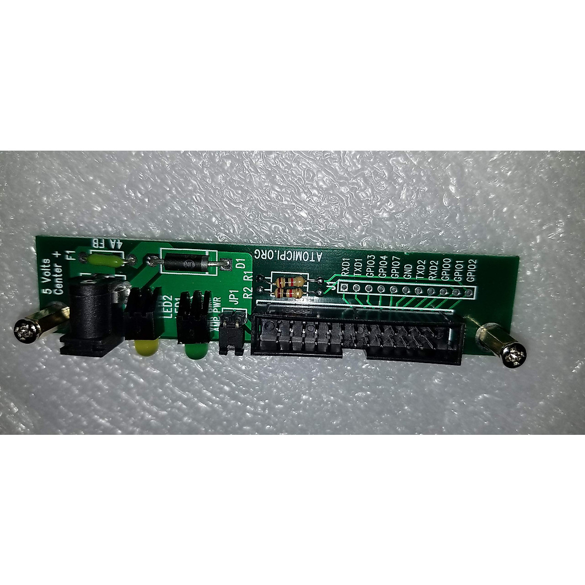 Shaka Intekanational LLC / DLI Flush Mount Baby Breakout Board for Atomic Pi - 2.5mm Barrel Jack 5V Input