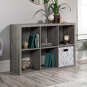 Sauder Miscellaneous Storage 6-Cube Organizer, Mystic Oak Finish