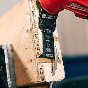 Imperial Blades IBOAT340-10 One Fit 1-3/4" Multi-Material Storm Titanium Metal/Wood Blade, 10PC