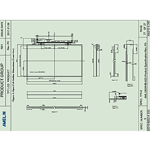 SANZAMELIN 18.5 inch 1366X768 TFT LCD Module Screen with LVDS Interface Display and IPS Viewing Angle Panel