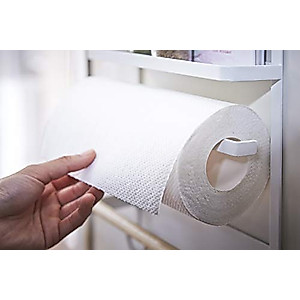 Yamazaki Home Tosca Magnetic Kitchen Storage Rack – Refrigerator Organizer Wall Holder