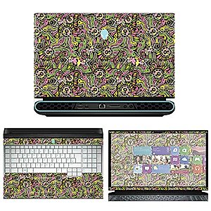 Decalrus - Protective Decal Skin Sticker for 2019 Alienware Area-51m AWAR51M (17.3" Screen) case Cover wrap ALarea51m_17-250