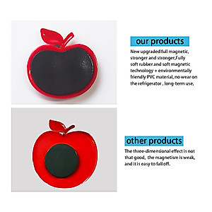 Waterproof PVC Refrigerator Magnet Stickers - Cut Fruit Design Strong Hold for Photos Notes & Decorations