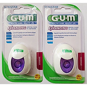 GUM Expanding Dental Floss 2030 43.3 Yd (Pack of 2)