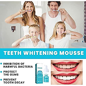 Teeth Mouthwash Foam - Teeth Calculus Removal, Teeth Whitening Mousse Foam Refreshing Breath Deep Cleaning Toothpaste, Eliminating Bad Breath, Preventing and Healing Caries (3pc)