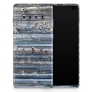 DesignSkinz Vertical Planks of Wood Protective Vinyl Decal Wrap Skin Cover Compatible with The Samsung Galaxy S20 (Screen Trim & Back Glass Skin)