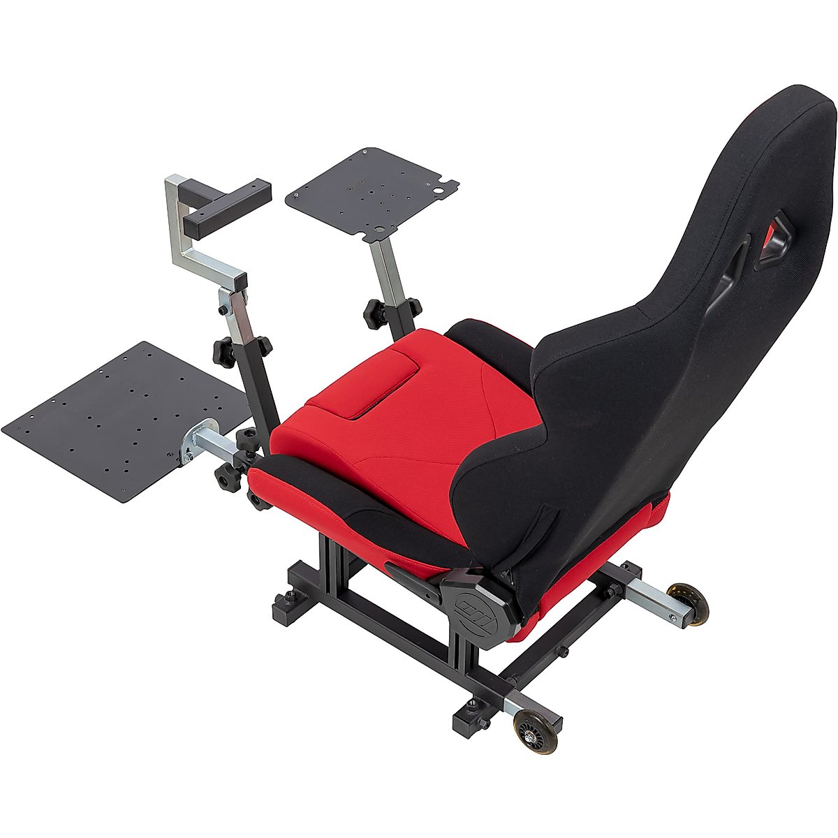 SimFab Add-on Mounting Bracket Kit Configuration #8 Compatible With Thrustmaster TCA Yoke And Throttle Boeing Edition (Yoke, Throttle And Rudder Pedals Bracket Kit)