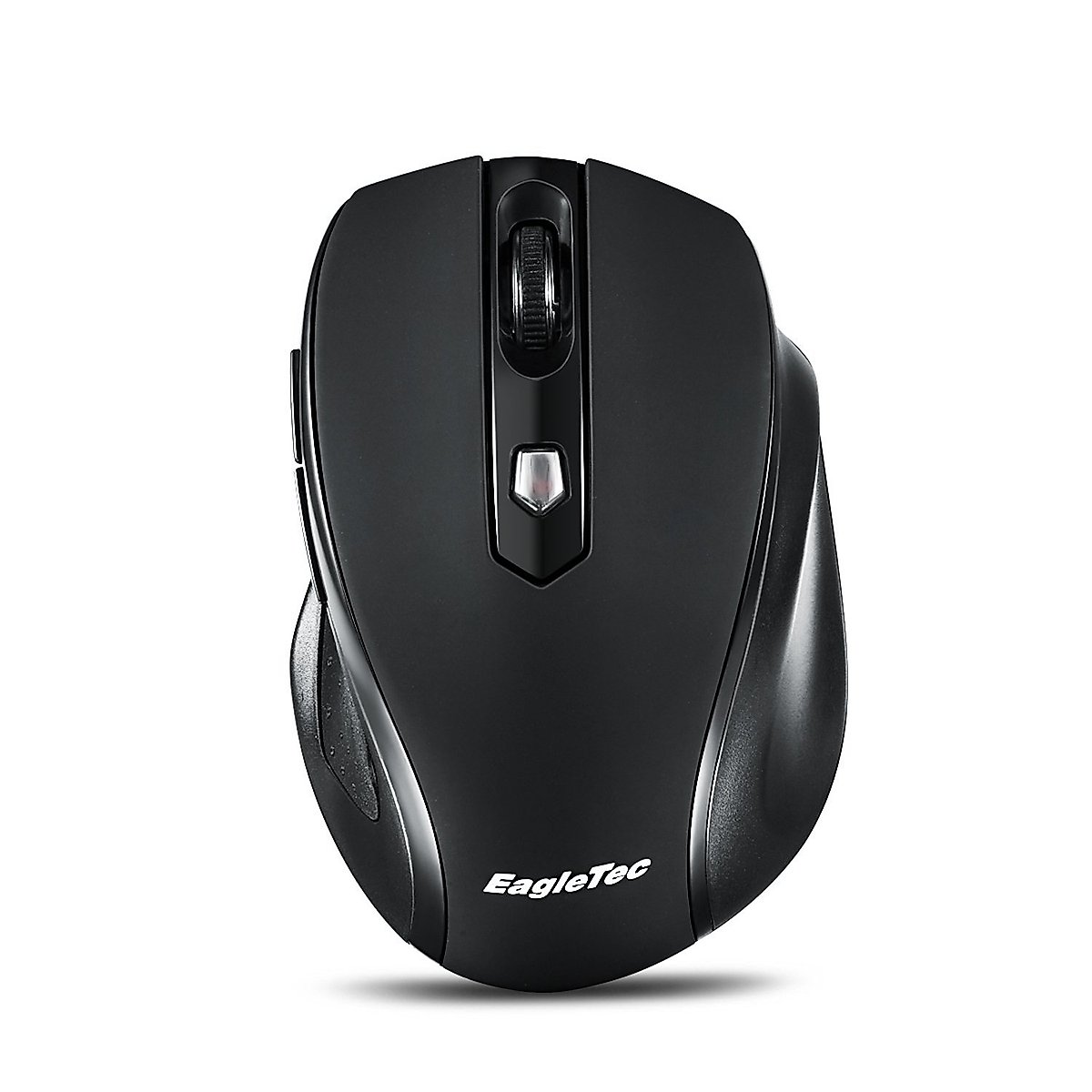 Eagletec K104 Wireless Keyboard and Mouse Combo Slim, Flat & Quiet, Ergonomic Full Size 104 Keys Keyboard & Portable Wireless Mouse for Windows PC (Black Wireless Keyboard & Mouse Set)