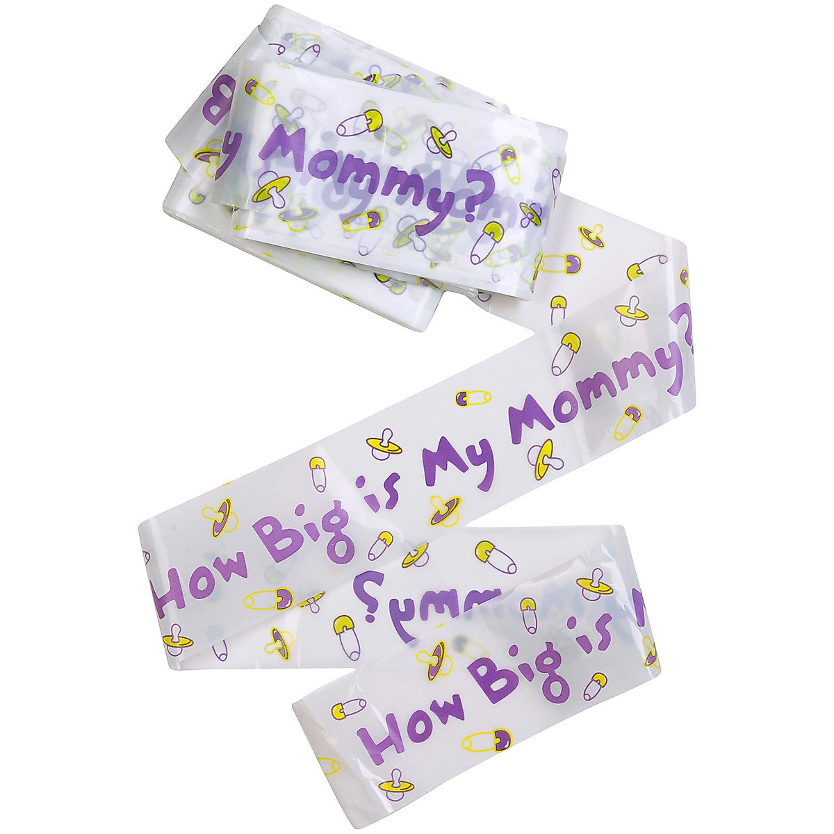 Simplicity Measure Belly Baby Shower Game, 1pc, 150ft L x 0.1'' W x 2''H