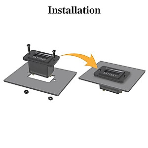 Jayron Lead Acid Battery Indicator Meter Gauge/Waterproof Battery Capacity Meter,Universal LCD Digital Battery Discharge Alert,Use for Golf Cart,Fork Lifts,Star Car,Club Car (36V)