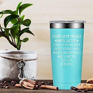 Fufendio Best Friend Birthday Gifts for Women - Friendship Gifts - Vacuum Insulated Tumbler Cup