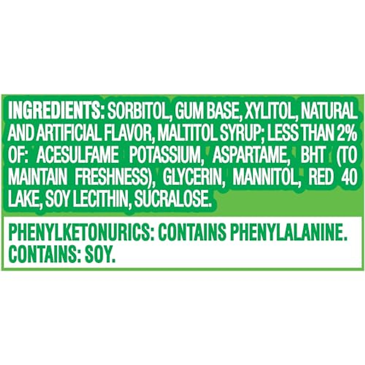 Trident Spearmint Sugar Free Gum, 12 Packs of 14 Pieces (168 Total Pieces)