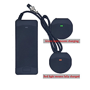 Suptopone Electric Scooter Charger 4 Prong for Ninebot S/S-MAX/Mini PRO/Mini lite, 63V 2A 4-Pin Connector Battery Charger Replacement Accessories with Ninebot by Segway Go Kart