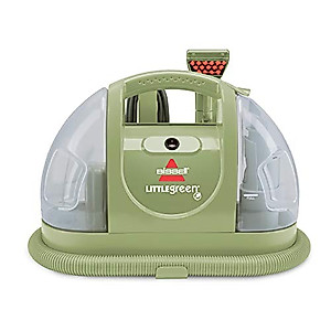 Bissell Multi-Purpose Portable Carpet and Upholstery Cleaner, 1400B, Green with Bissell Professional Spot and Stain + Oxy Portable Machine Formula, 32 oz, 32 Fl Oz