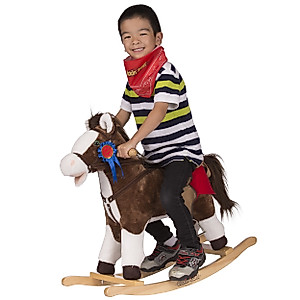 Rockin' Rider Laredo Rocking Horse Ride On Brown, Large