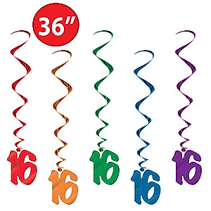16 Whirls (asstd colors) (5/Pkg)