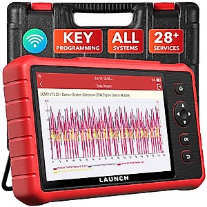 LAUNCH Scanner CRP909X Elite OBD2 Scanner Diagnostic Tool, 2022 Newest, 2-Year Updates ($200 Value), 28+ Services, All Systems Diagnostics, Key Programming, ABS Bleed, Power Balance, Injector Coding