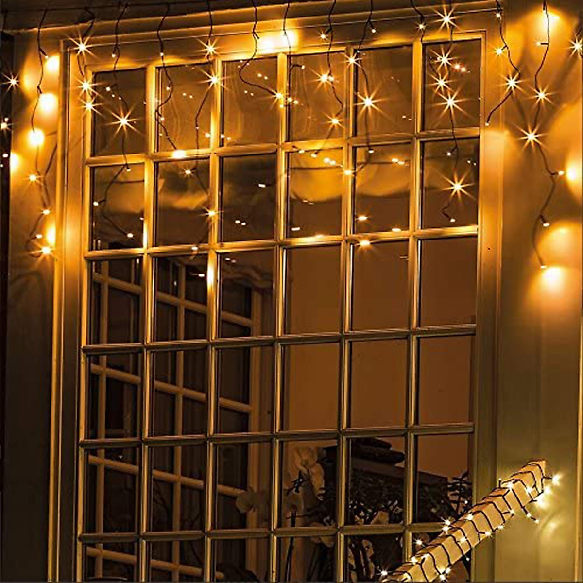 Goodia Solar String Lights, 72ft 200 LED Solar Outdoor String Lights, Waterproof Solar Fairy Lights Outdoor and Indoor Decorations for Christmas Tree, Gift, Gardens, Homes, Wedding, Party(Warm White)