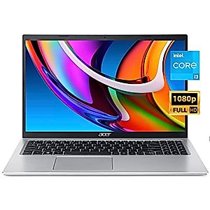 acer 2023 Flagship Aspire 5 15.6" FHD IPS Slim Laptop, Dual-Core Intel i3-1115G4 (Upto 4.1GHz, Beat i5-7200U), 8GB RAM, 128GB NVMe SSD, WiFi 6,RJ-45, Webcam, Amazon Alexa, Windows 11+HubxcelAccessory