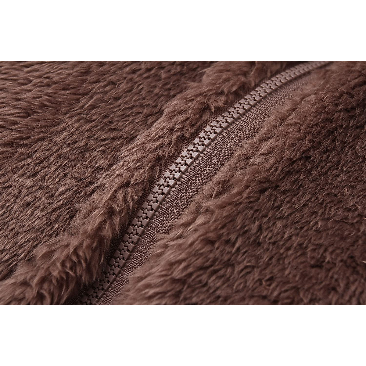 Infant's Cute Snowsuit Cotton Fleece Lined Outfits One Piece Hooded Romper Jumpsuit for Baby Girl Boy Brown 0-3M