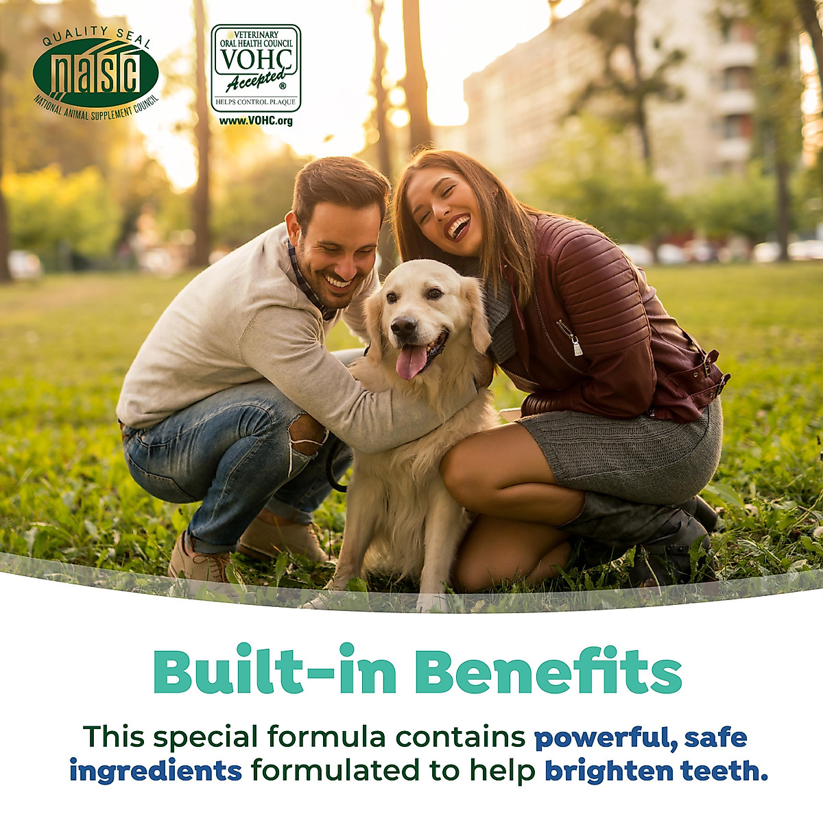 TropiClean Fresh Breath Advanced Whitening with 3D MICROGUARD | Dog Breath Water Additive | Dental Care | Dog Breath Freshener | Simple Pet Teeth Cleaning | Made in USA | 16 oz