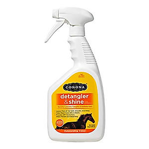 Manna Pro Corona Detangler & Shine Conditioner for Horse, 32 oz