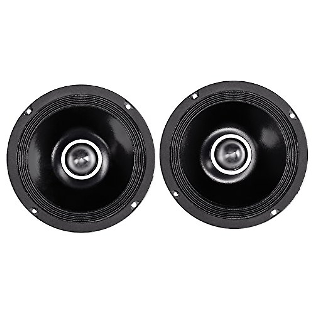 Rockville Pair X6.5C Competition 6.5" 1000W Component Speakers/Titanium Tweeters, black,silver