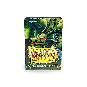 Dragon Shield Matte Mini Japanese Apple Green 60 ct Card Sleeves Individual Pack