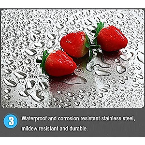 3 Tier Medical Equipment Cart with Brake Universal Wheel, Hotel Dining Cart, Beauty Salon SPA Rolling Trolley, 90cm Hieght