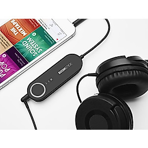 BoomCloud 360 Boomstick in-Line Wired Headphone Audio Enchancer Amp and Signal Processor - Black