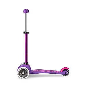 Micro Kickboard | Mini Deluxe LED | Three-Wheeled | Lean-to-Steer Swiss-Designed Micro Scooter | Motion-Activated Light-Up Wheels | Toddlers & Children Ages 2-5"
