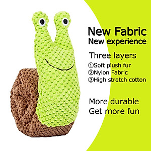 Squeaky Dog Toys Treat Dispensing Dog Puzzle Toys Stress Release Game for Boredom Enrichment Toys Stuffed Snuffle Toy Plush Puppy Chew Toy for Small Medium and Large Dogs