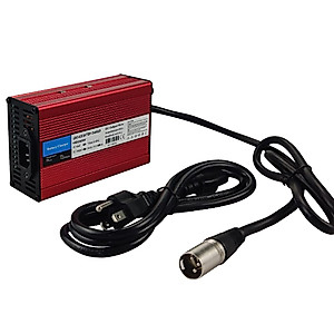 hogardsujia 24V 8A Battery Charger with XLR Connector Power Supply for 1450, M51, Sunrise Medical