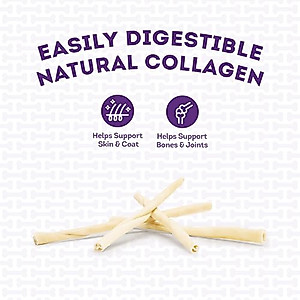 Treatly USA Collagen Twist Rolls 12-13" Dog Chew Treats - Natural Flavor, 4 Count/1 Pack