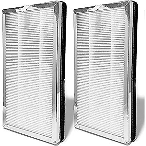 Nispira True HEPA Replacement Filter with Activated Carbon Compatible with MA#15 Air Purifier Part MA15R. 2 Packs